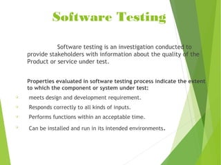 Application of Genetic Algorithm in Software Testing | PPT