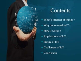 INTERNET OF THINGS - IOT world | PPT