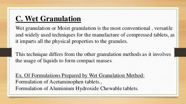 Tablet Granulation Process by Gaurav Kumar Sharma Tablet Granulation Process by Gaurav Kumar Sharma
