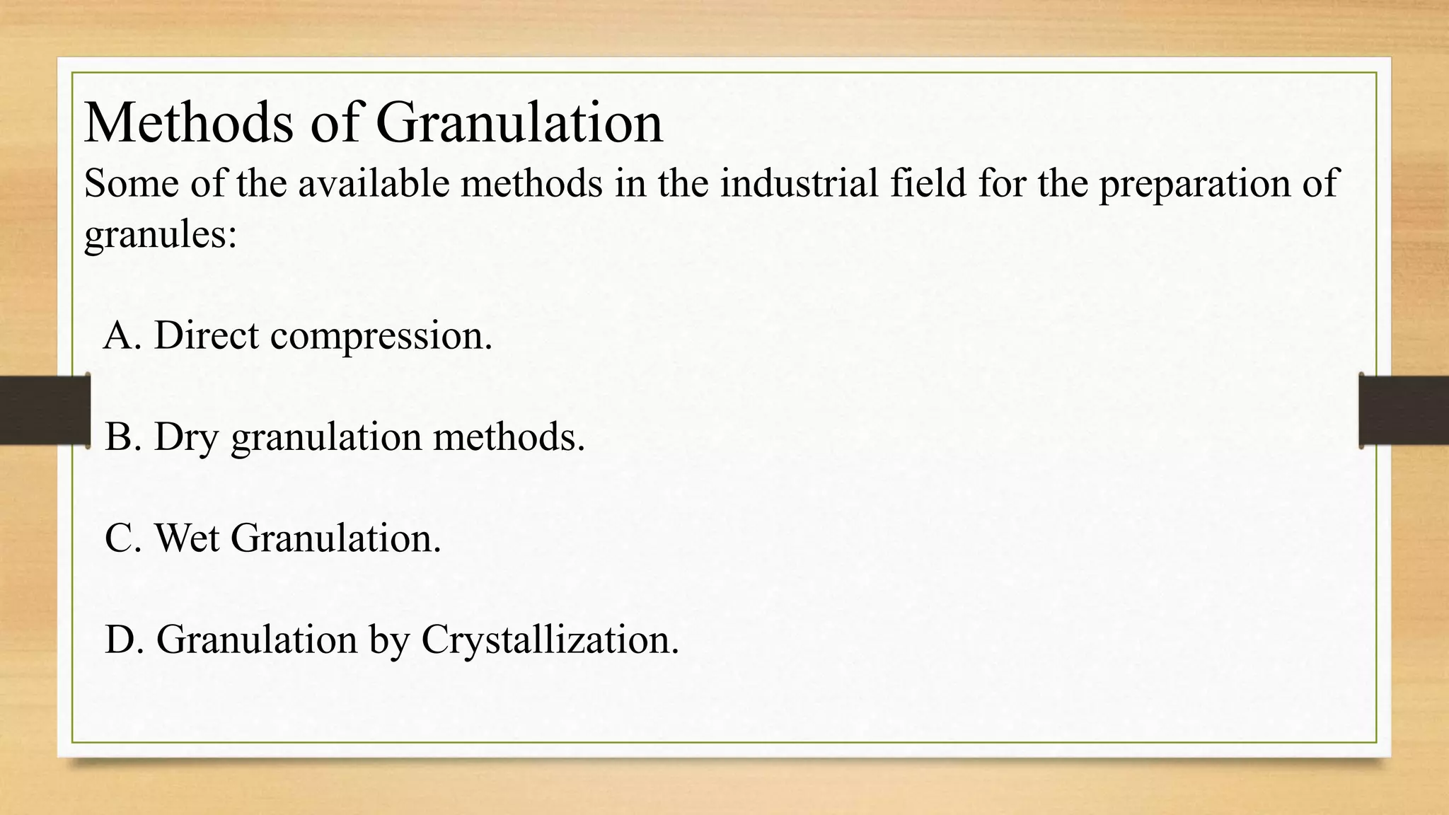 Tablet Granulation process by Gaurav Kumar Sharma | PPTX