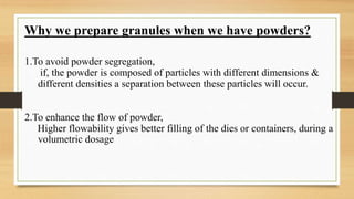 Tablet Granulation process by Gaurav Kumar Sharma | PPTX