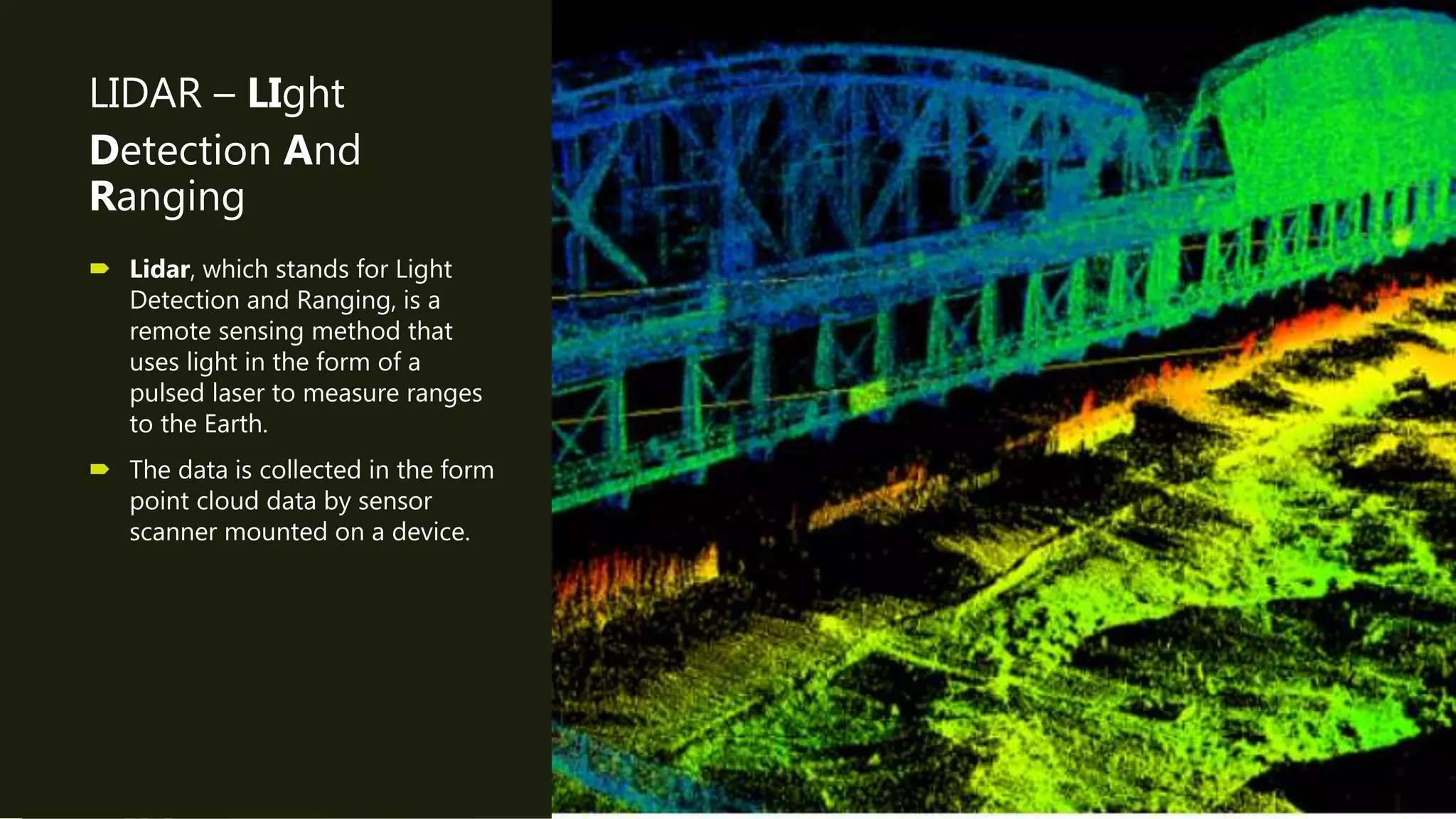 Lidar Light Detection And Ranging Ppt