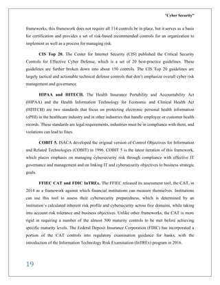 CYBER SECURITY audit course report | PDF