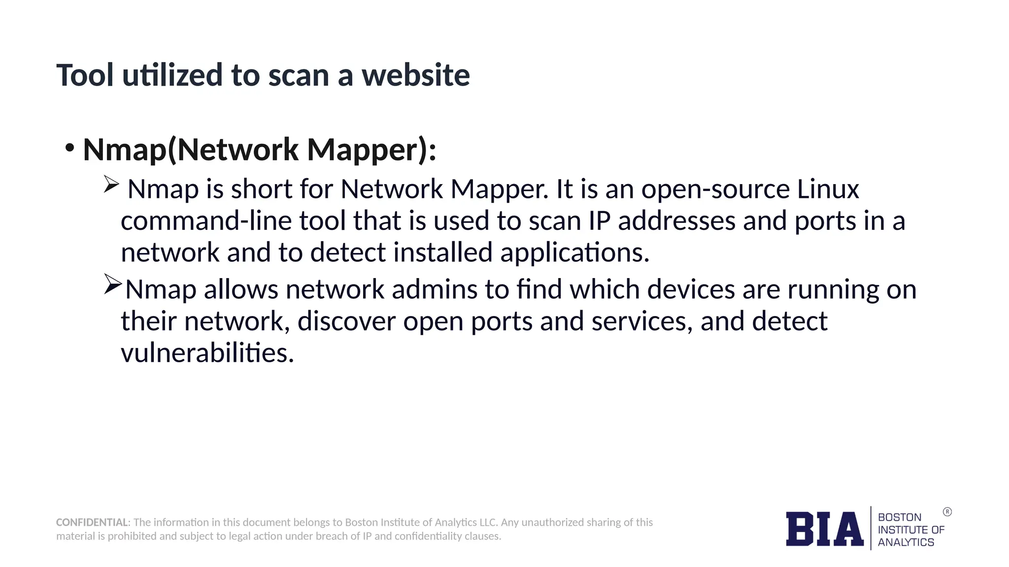 Website Port Scanning: Exploring Active Open Ports | PPTX