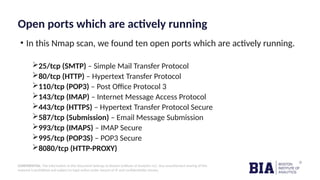 Website Port Scanning: Exploring Active Open Ports | PPTX