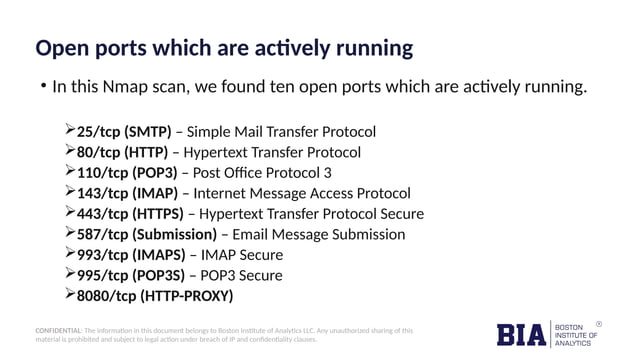 Website Port Scanning: Exploring Active Open Ports | PPTX