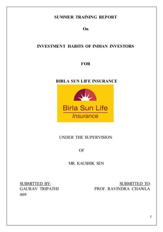 Birla Sun Life Insurance Policy