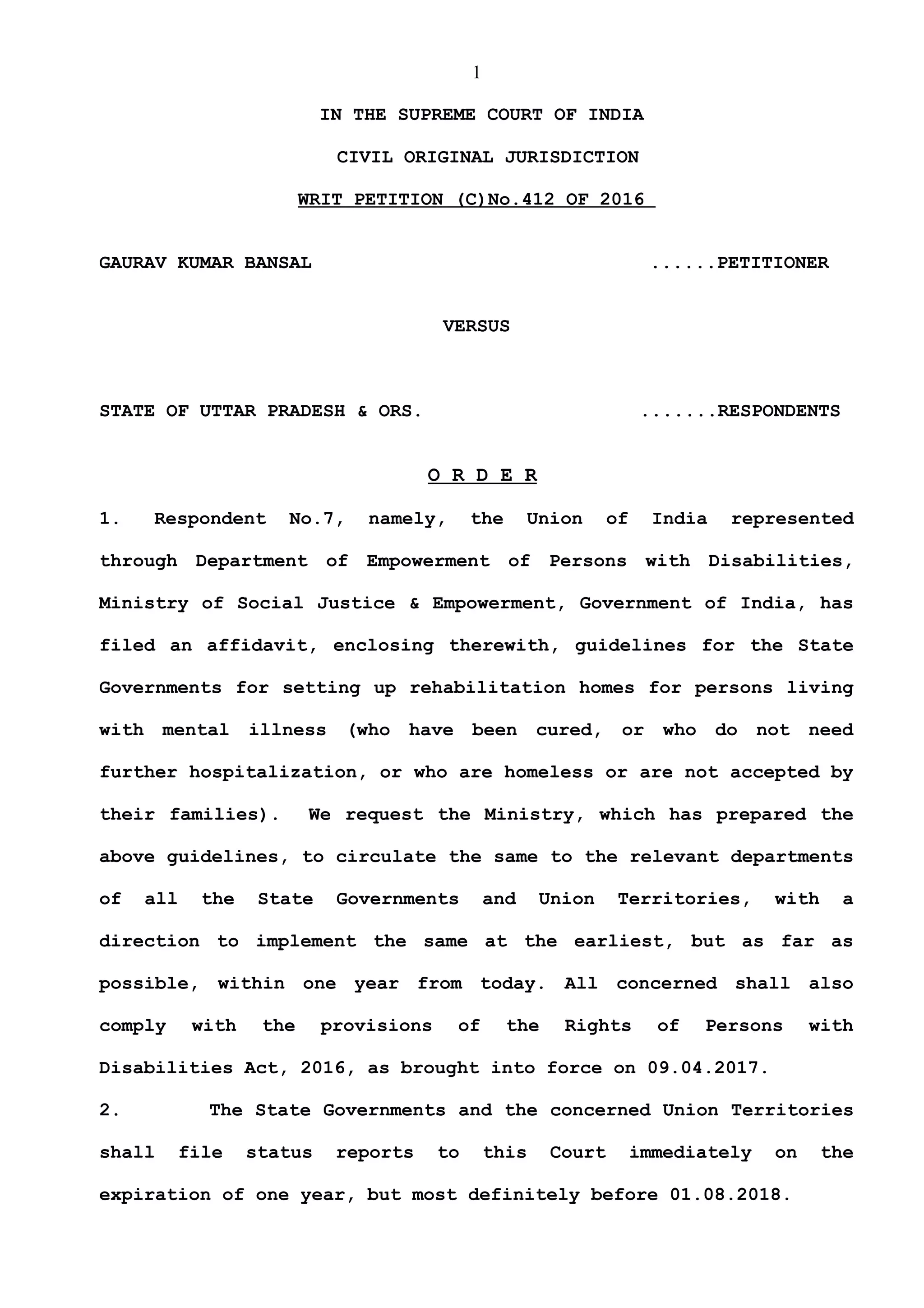 Gaurav kumar bansal v up | PDF | Law