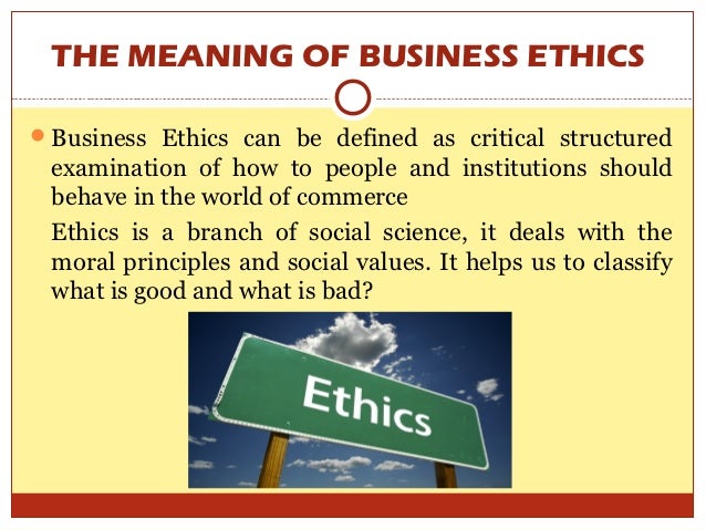 business ethics and auditing