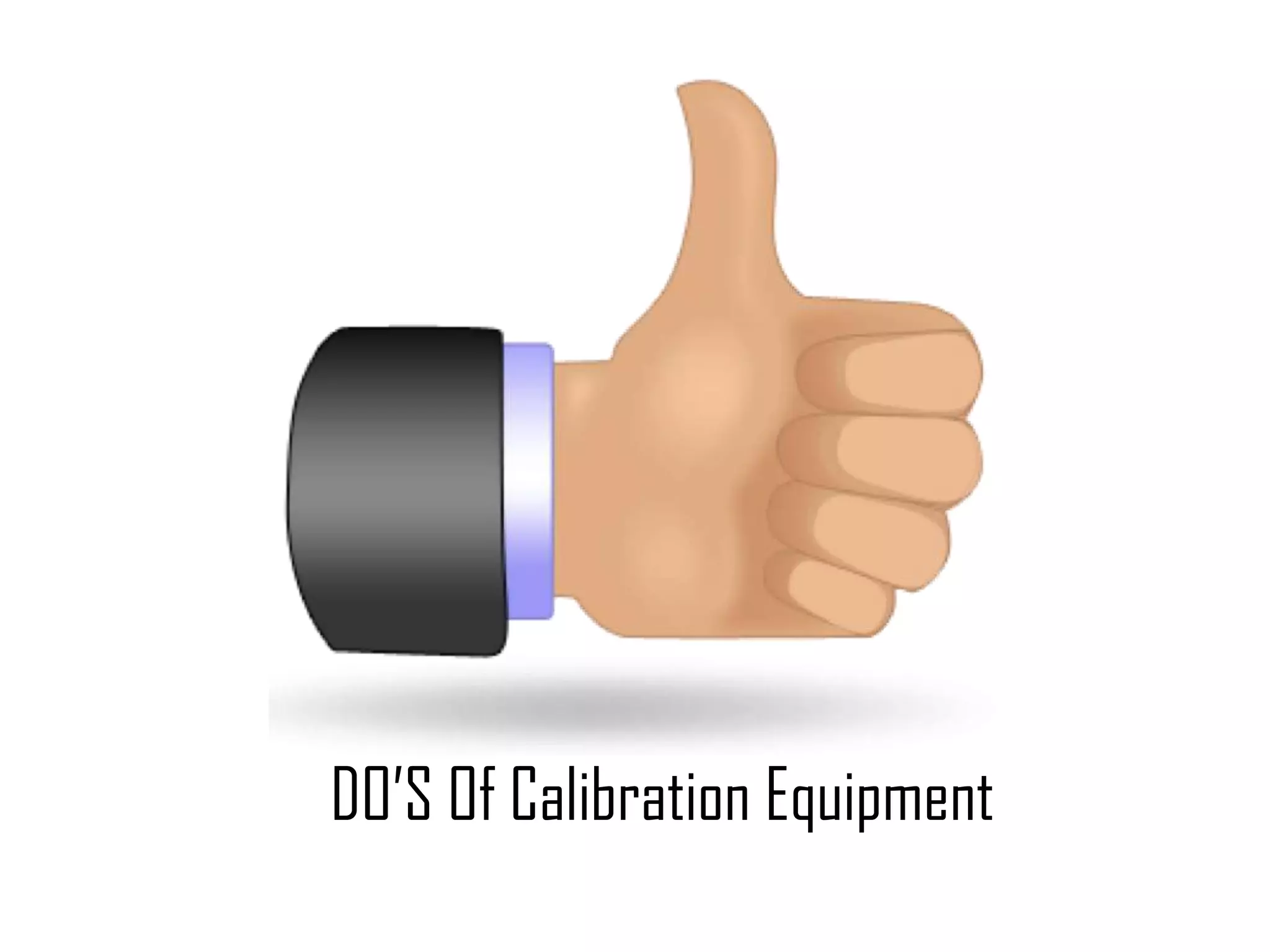 Rules of Equipment Calibration | PPSX