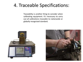Rules of Equipment Calibration | PPSX