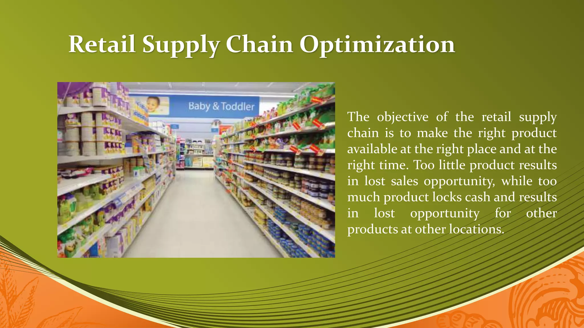 Retail Supply Chain Optimization Ppt