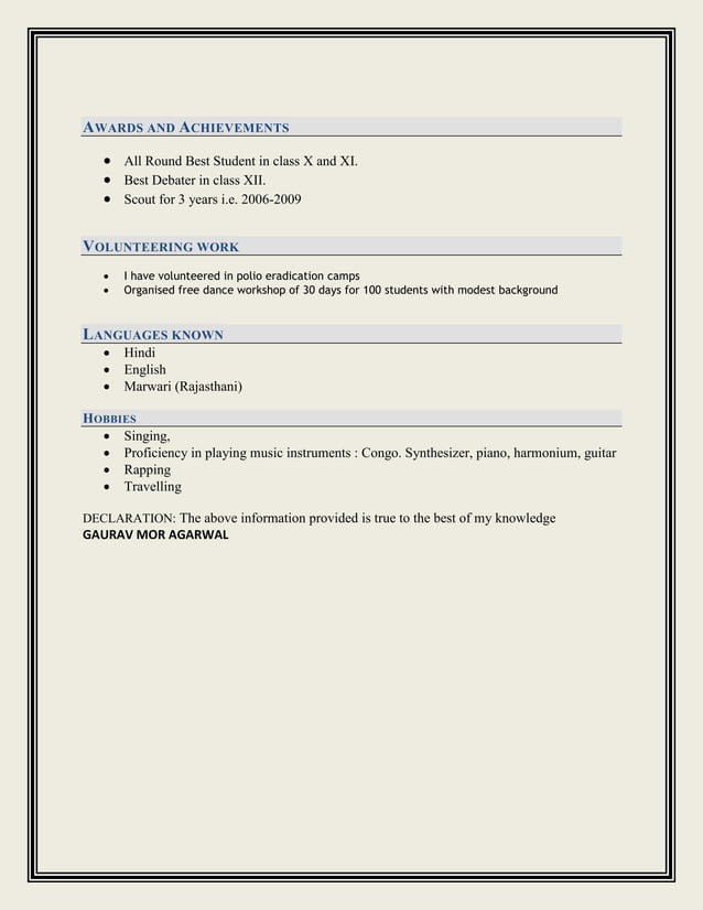 Anchor Gaurav Resume | PDF