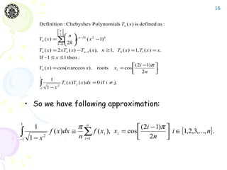 Gaussian Integration | PPT