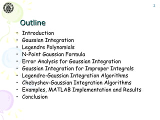 Gaussian Integration | PPT