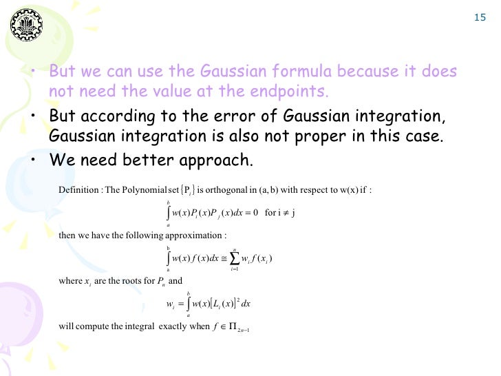 Gaussian Integration