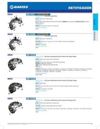 Catálogo Geral - Gauss | PDF