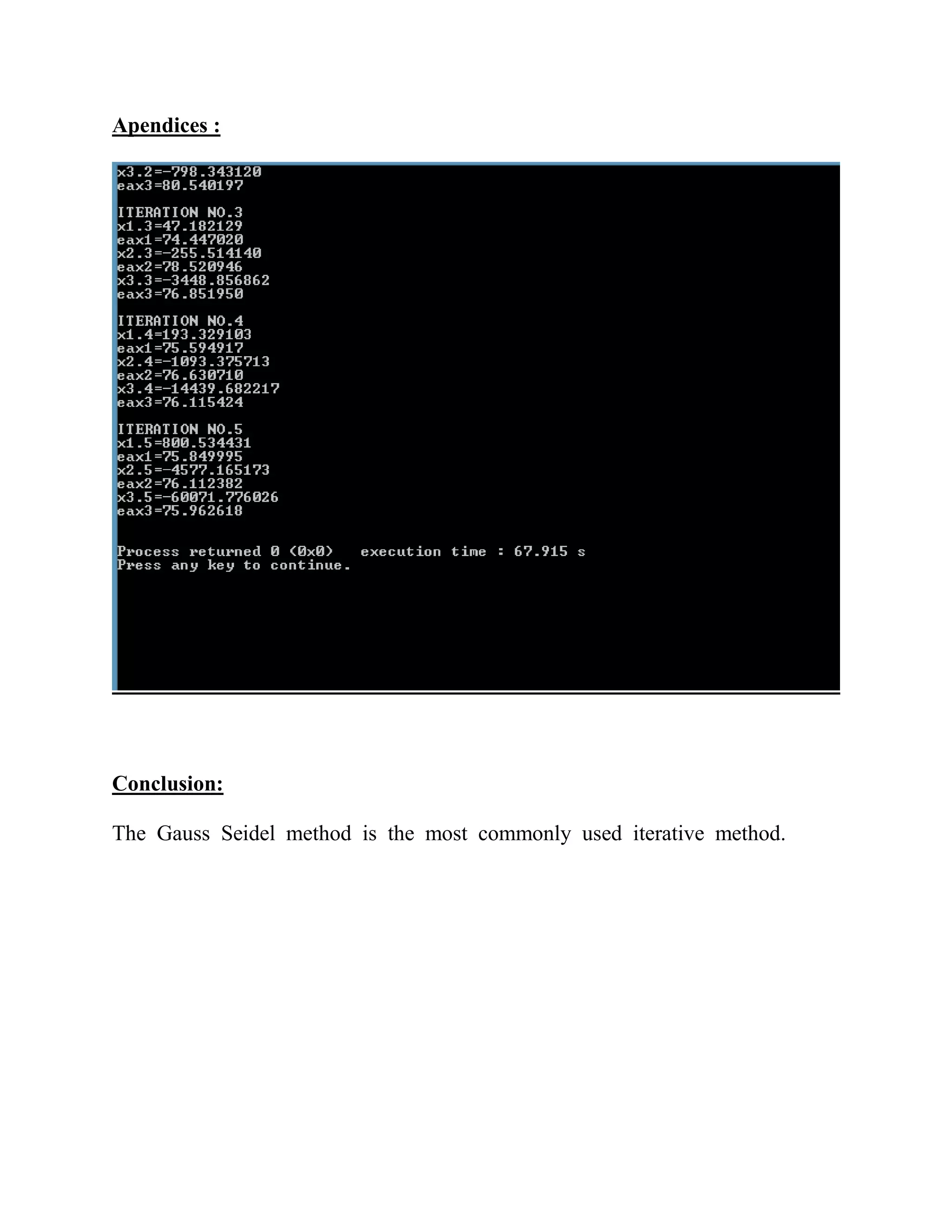 Gauss Elimination Method With Partial Pivoting | PDF | Physics | Science