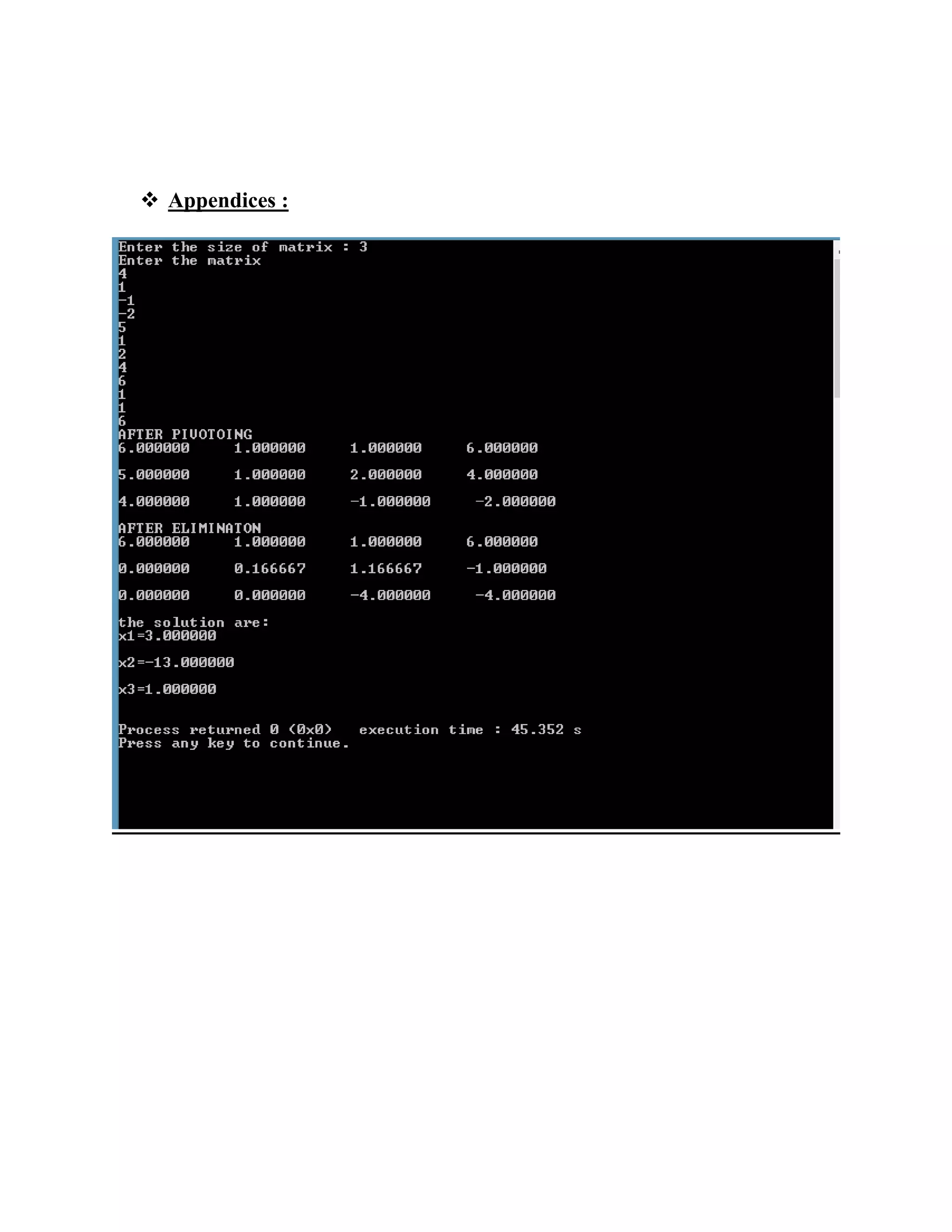 Gauss Elimination Method With Partial Pivoting | PDF | Physics | Science
