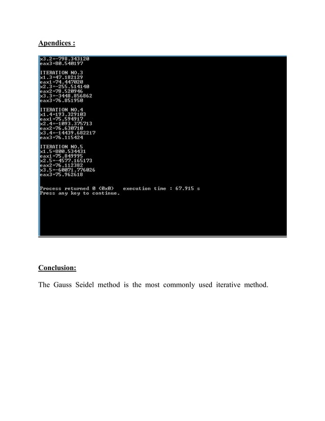 Gauss Elimination Method With Partial Pivoting | PDF | Physics | Science