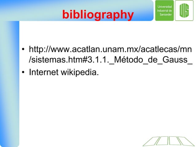 Gauss jordan | PPTX | Programming Languages | Computing