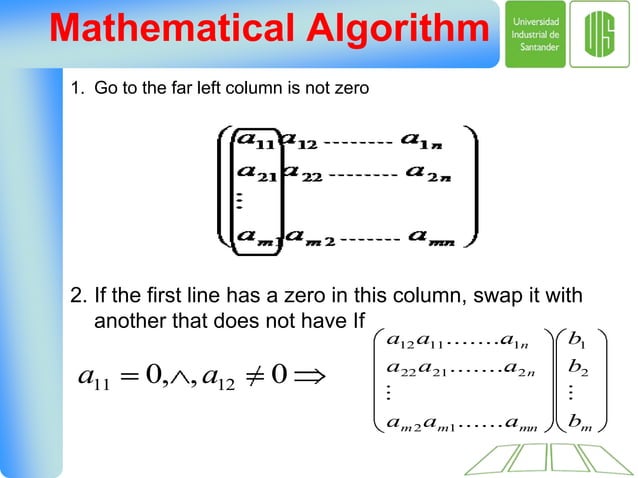 Gauss jordan | PPTX | Programming Languages | Computing