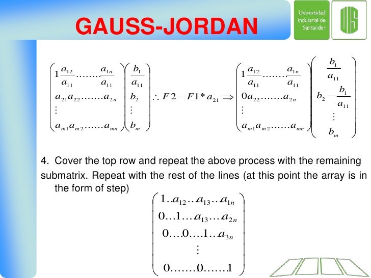 Gauss jordan