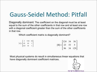 Gauss sediel | PPT