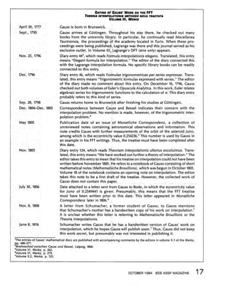 +Gauss and the history of the fast fourier transform | PDF | Physics ...