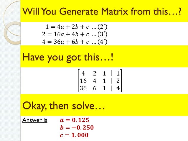 Gauss Elimination And Gauss Jordan Method Pdf Physics Science