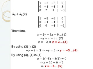 Gaussian Elimination