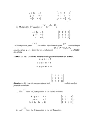 Gauss elimination method | DOCX