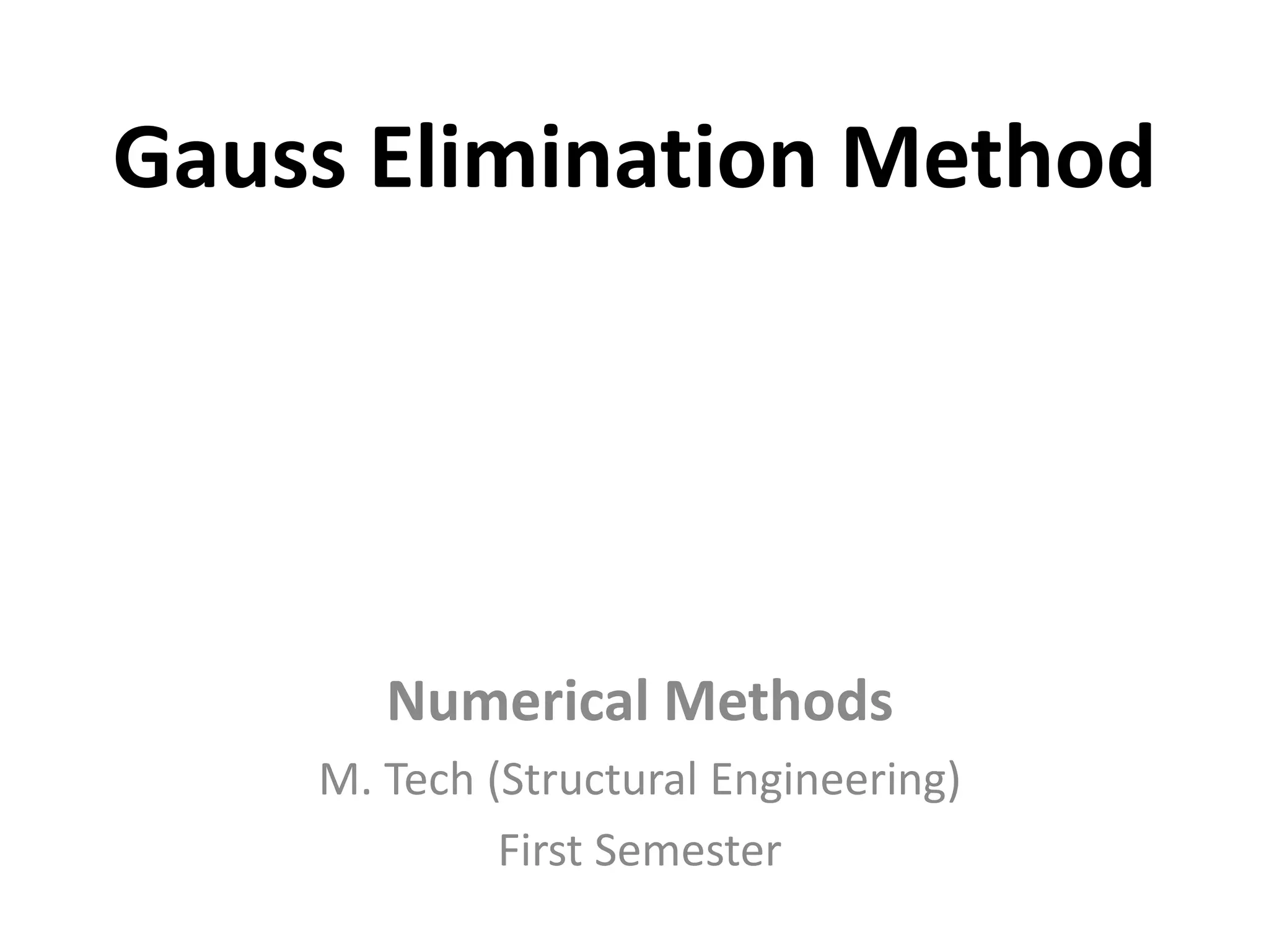 Gauss Elimination Method.pptx