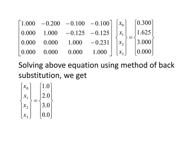 Gauss Elimination Method.pptx | Physics | Science