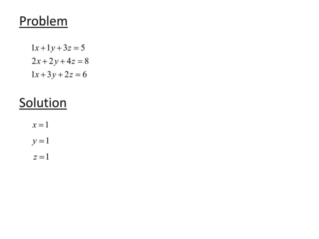 Gauss Elimination Method.pptx | Physics | Science