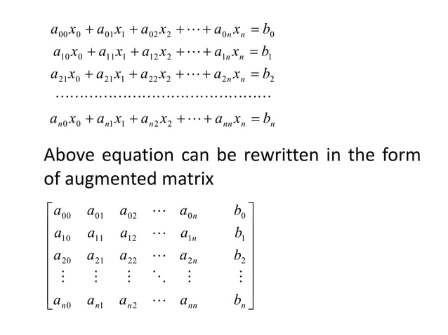Gauss Elimination Method.pptx | Physics | Science