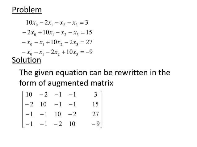 Gauss Elimination Method.pptx | Physics | Science