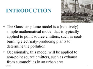 Gaussian model (kabani & sumeet) | PPTX
