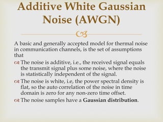 Gaussian noise | PPTX