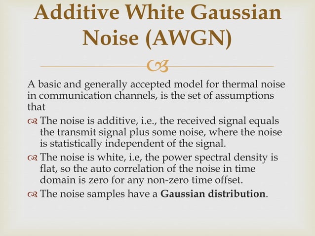 Gaussian noise | PPTX