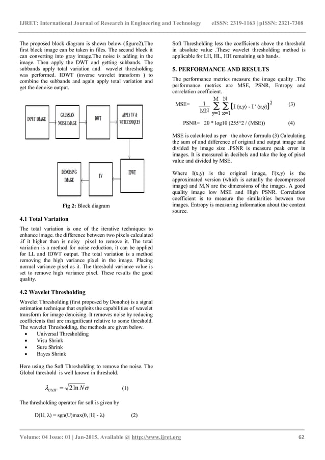 Gaussian noise reduction on images automatically | PDF