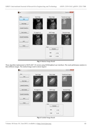 Gaussian noise reduction on images automatically | PDF