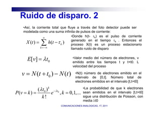 Gaussiano y ruido comunicacion analogicas | PDF