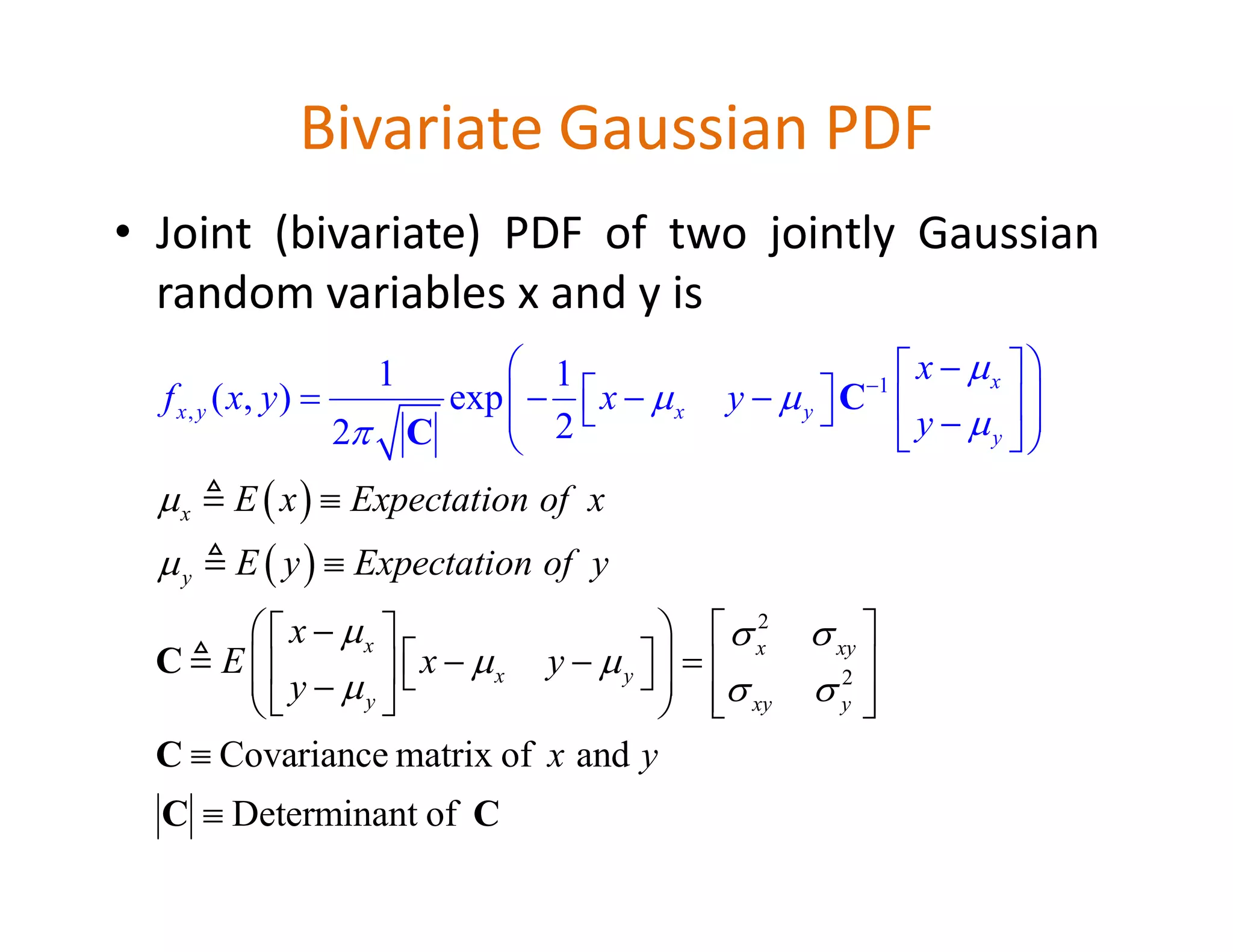 Properties of bivariate and conditional Gaussian PDFs | PDF | 3-D Graphics | Computer Software ...