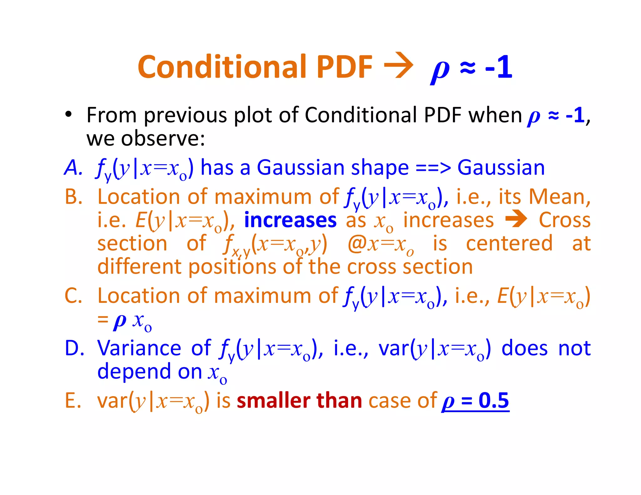 Properties of bivariate and conditional Gaussian PDFs | PDF | 3-D Graphics | Computer Software ...