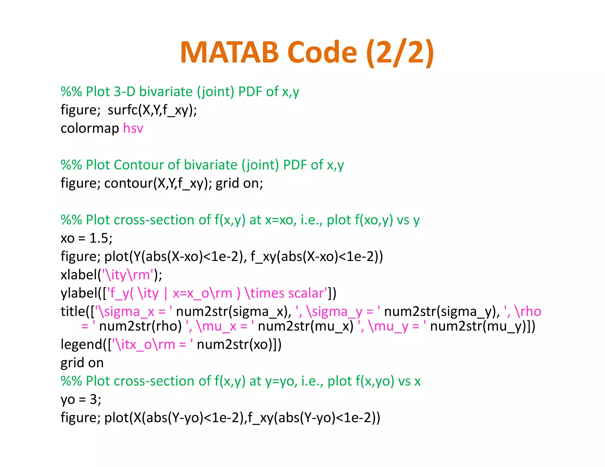 Properties of bivariate and conditional Gaussian PDFs | PDF | 3-D Graphics | Computer Software ...