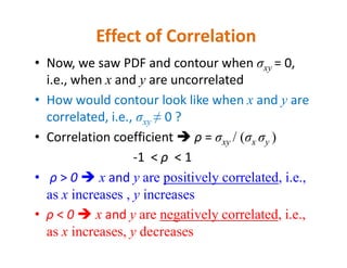 Properties of bivariate and conditional Gaussian PDFs | PPT