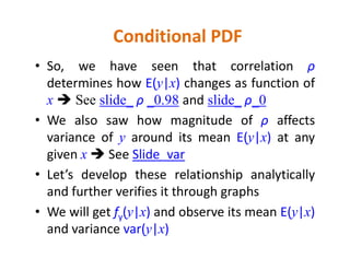 Properties of bivariate and conditional Gaussian PDFs | PPT