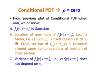 Properties of bivariate and conditional Gaussian PDFs | PDF