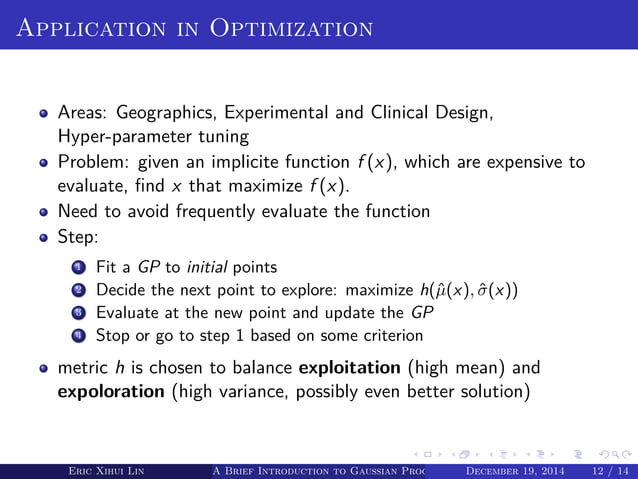 A brief introduction to Gaussian process | PDF | Physics | Science